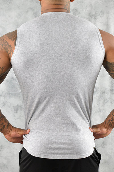 COOL COTTON SLEEVELESS T SHIRT - GREY – RockAthletic